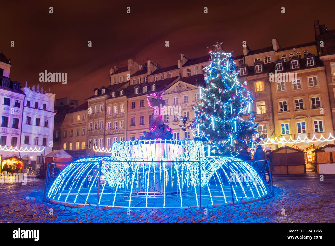Warsaw night food market hi-res stock photography and images - Alamy