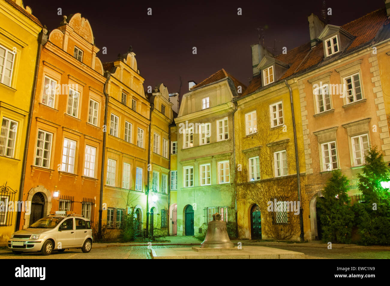 Old Town at night Stock Photo - Alamy