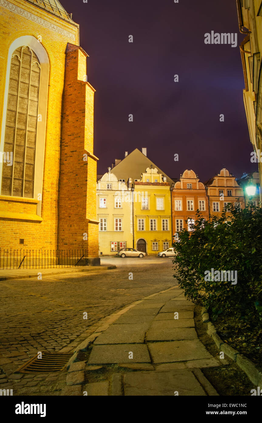 Old Town at night Stock Photo - Alamy