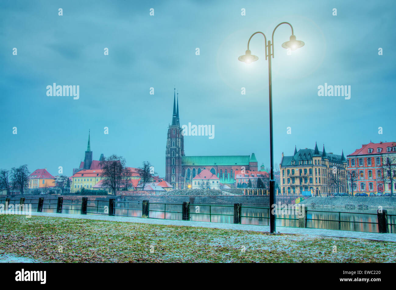 Poland wroclaw odra river park hi-res stock photography and images - Alamy