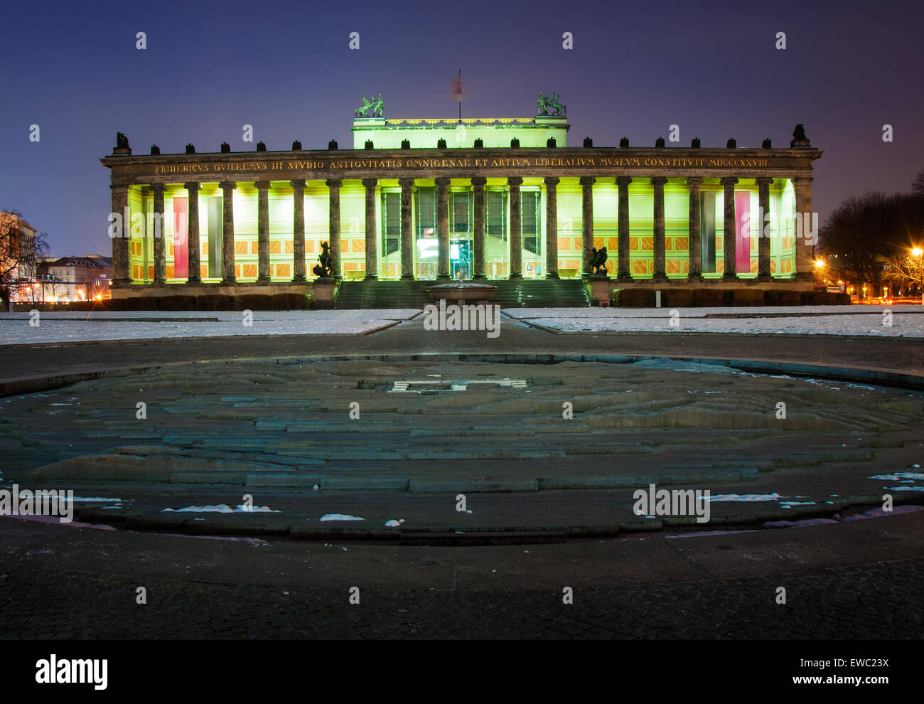 Night colonnade at old altes museum hi-res stock photography and images ...