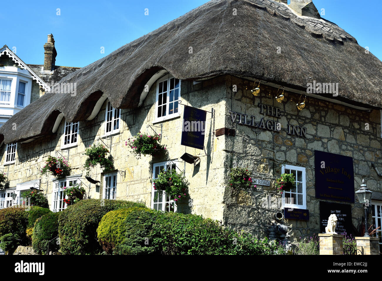 Shanklin Old Town Stock Photo - Alamy