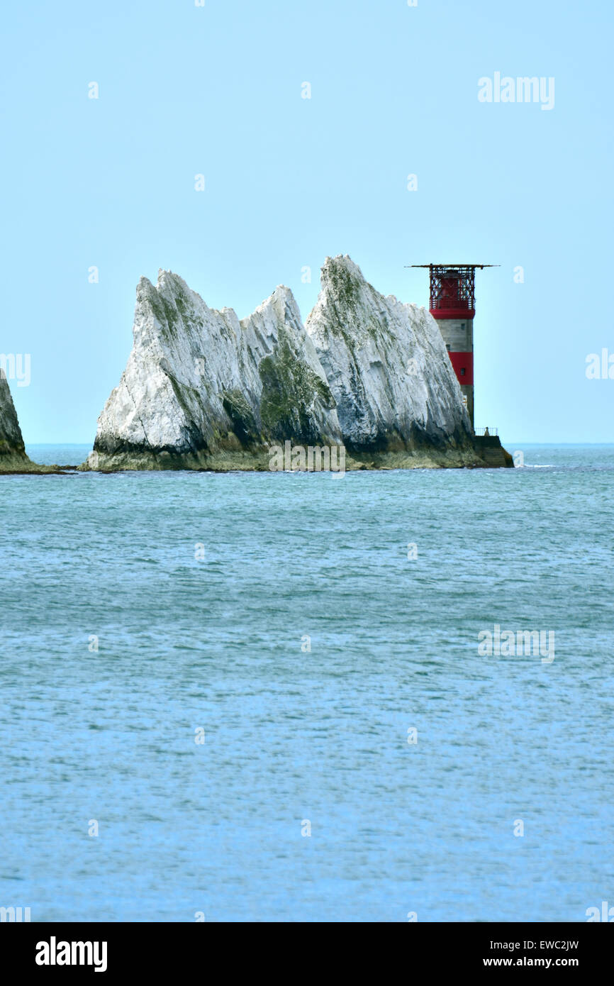 Needles and Lighthouse,Isle of Wight Stock Photo - Alamy