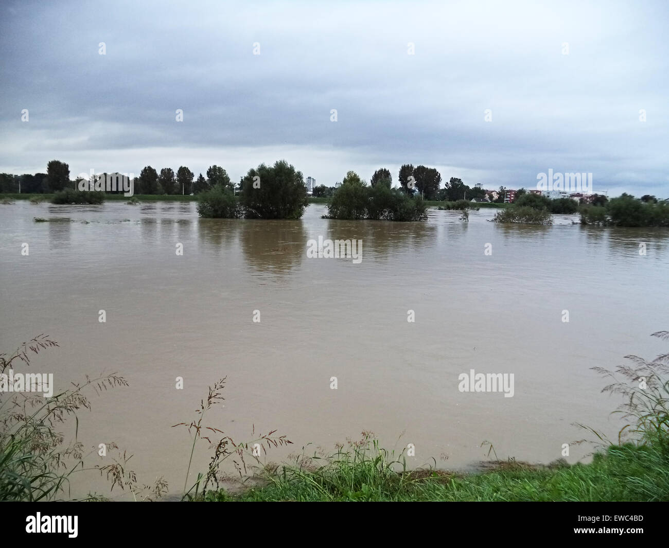 High water level flooding Stock Photo - Alamy