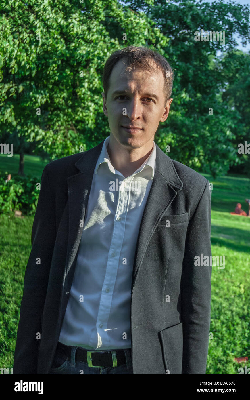 Young man in formal outfit Stock Photo - Alamy