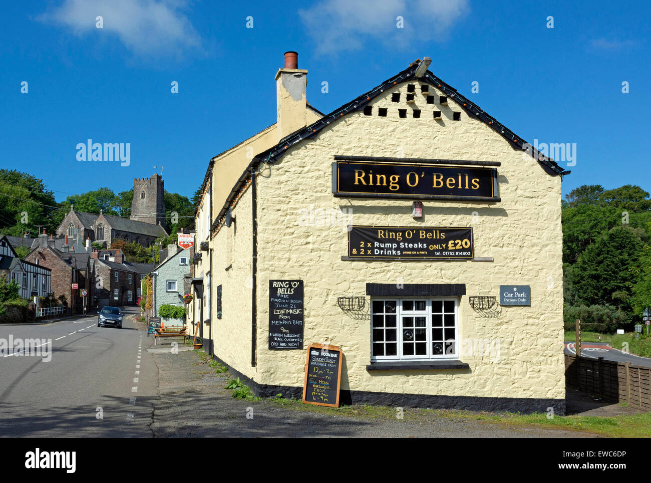 The village of Antony in Cornwall, England, UK Stock Photo - Alamy