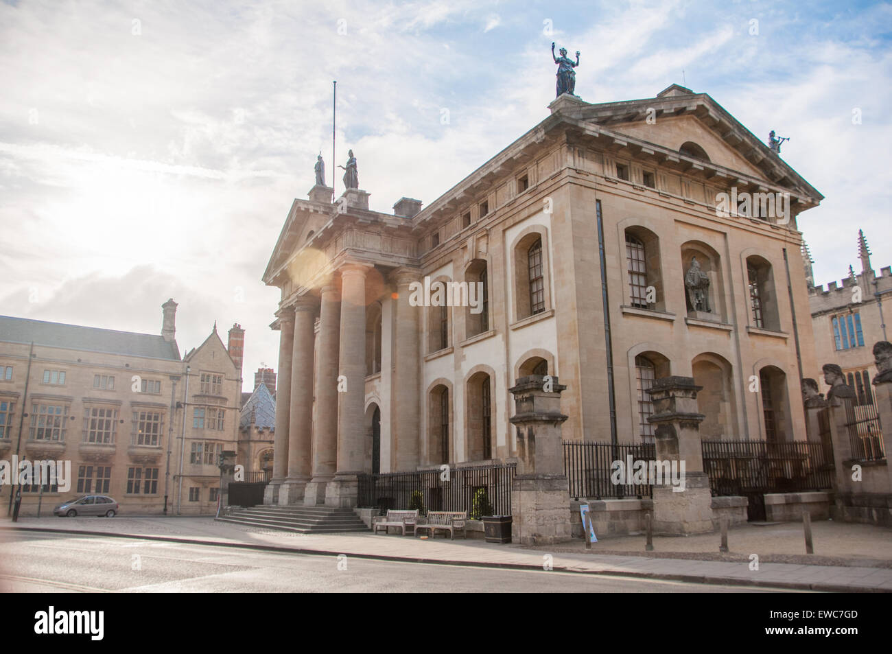 View of the Bodleian Library (Clarendon Building), Oxford, United ...