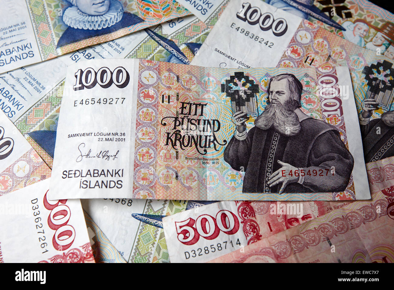 Icelandic kronur currency Stock Photo - Alamy Icelandic kronur currency Stock Photo - Alamy