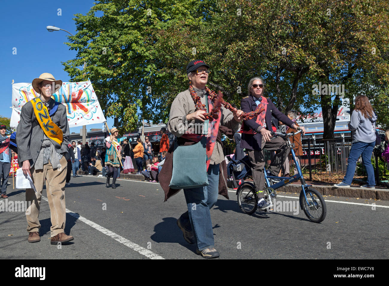 The Honk Festival in Boston, Massachusetts, USA features activist ...