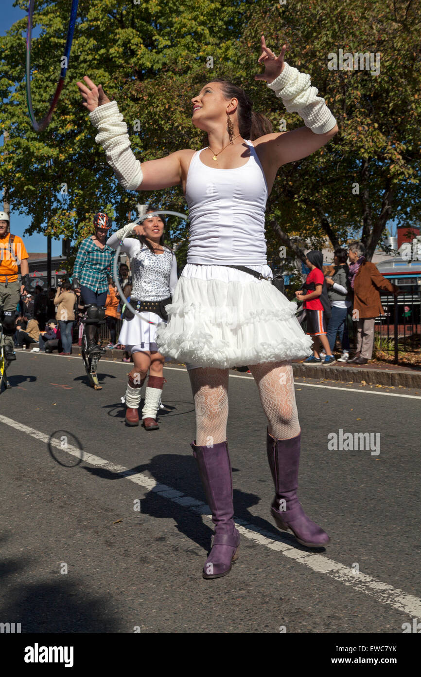 The Honk Festival in Boston, Massachusetts, USA features activist ...