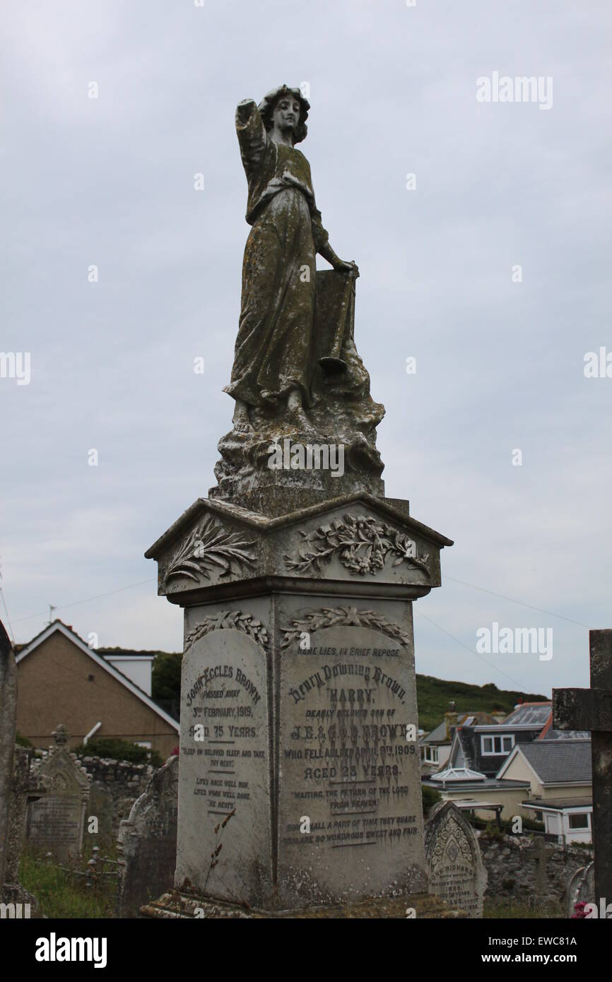 St Ives cemetery in summer Stock Photo - Alamy