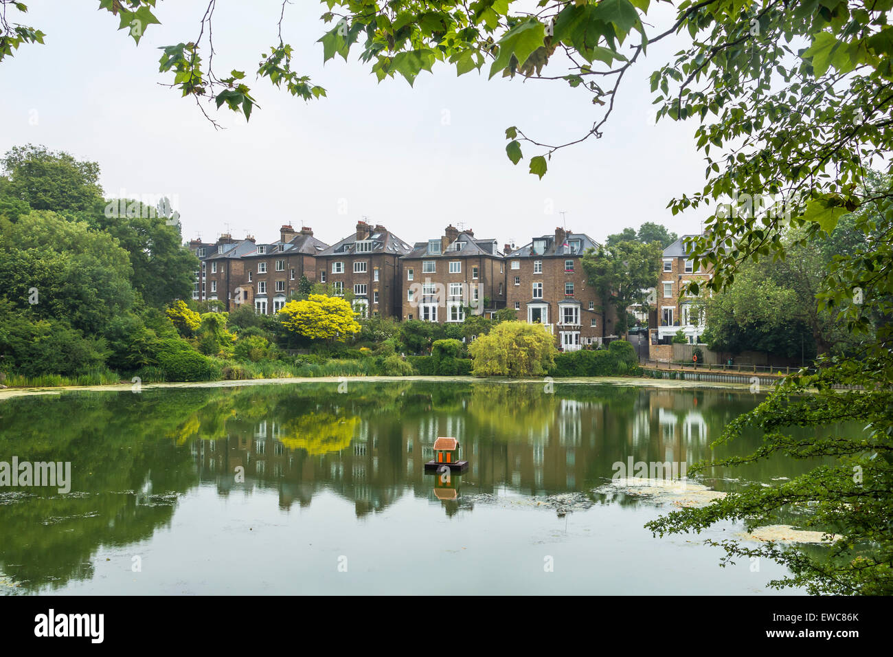 Hampstead Pond Hampstead Heath London UK Stock Photo - Alamy