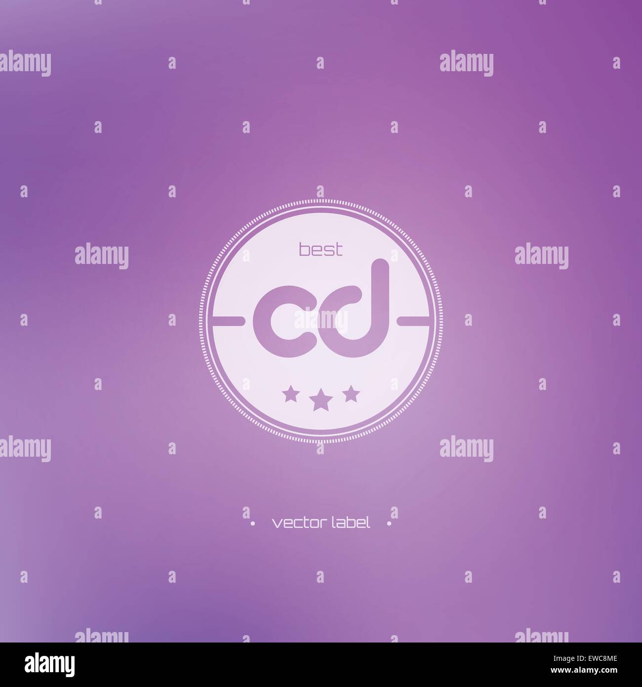 music poster with award sign over violet background. abstract vector ...