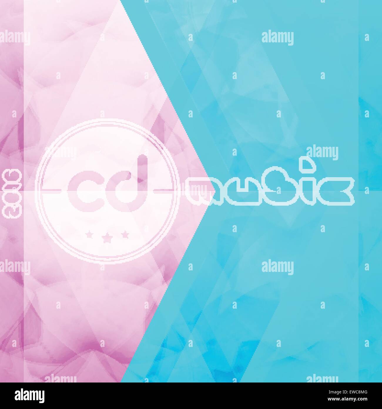 music poster with award sign over vivid background. abstract vector ...