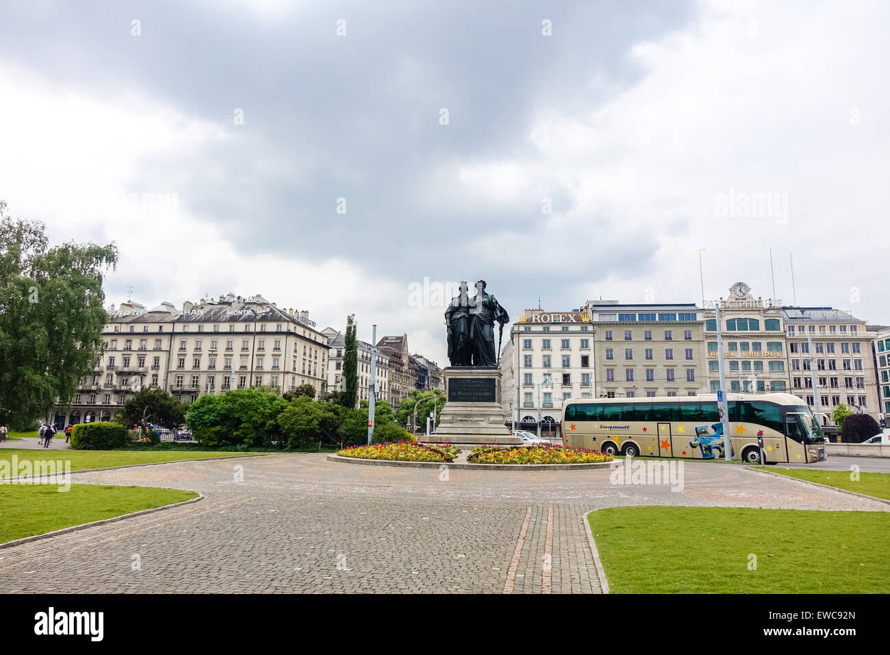 Monument national geneva hi-res stock photography and images - Alamy