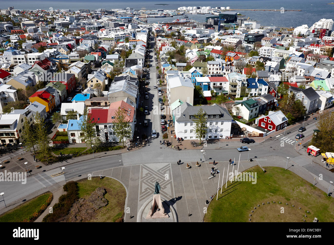Aerial view reykjavík iceland hi-res stock photography and images - Alamy