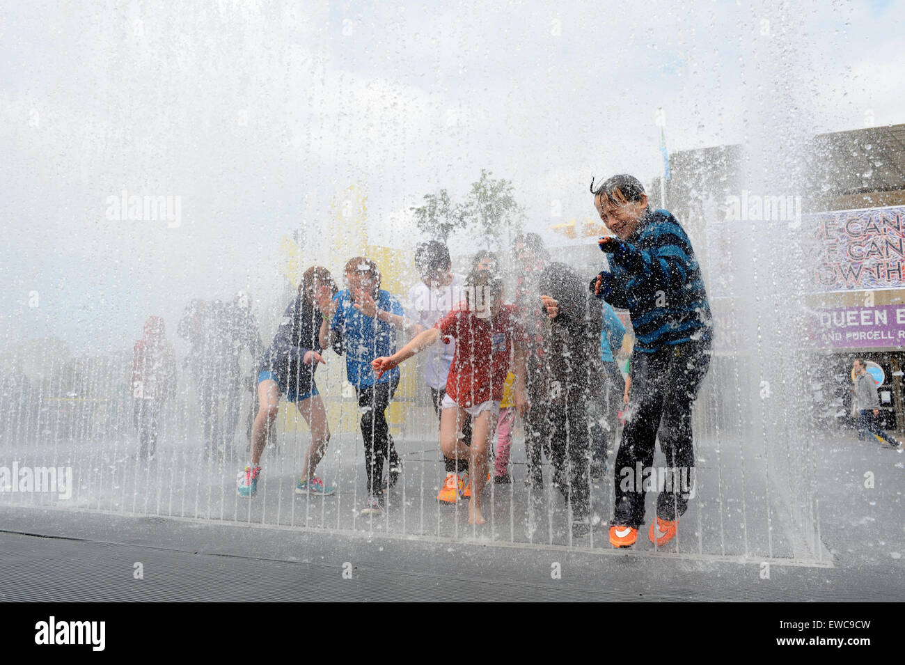 Kids Getting Soaking Wet High Resolution Stock Photography and Images ...