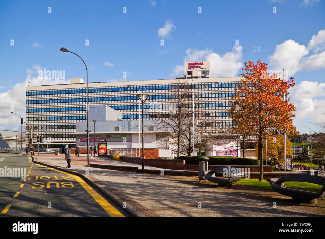 The Owen building at Sheffield Hallam university South Yorksire UK ...