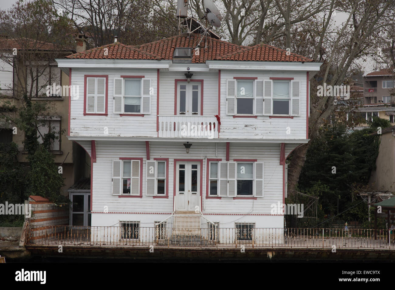 Building in Bosphorus Strait, Istanbul City, Turkey Stock Photo - Alamy