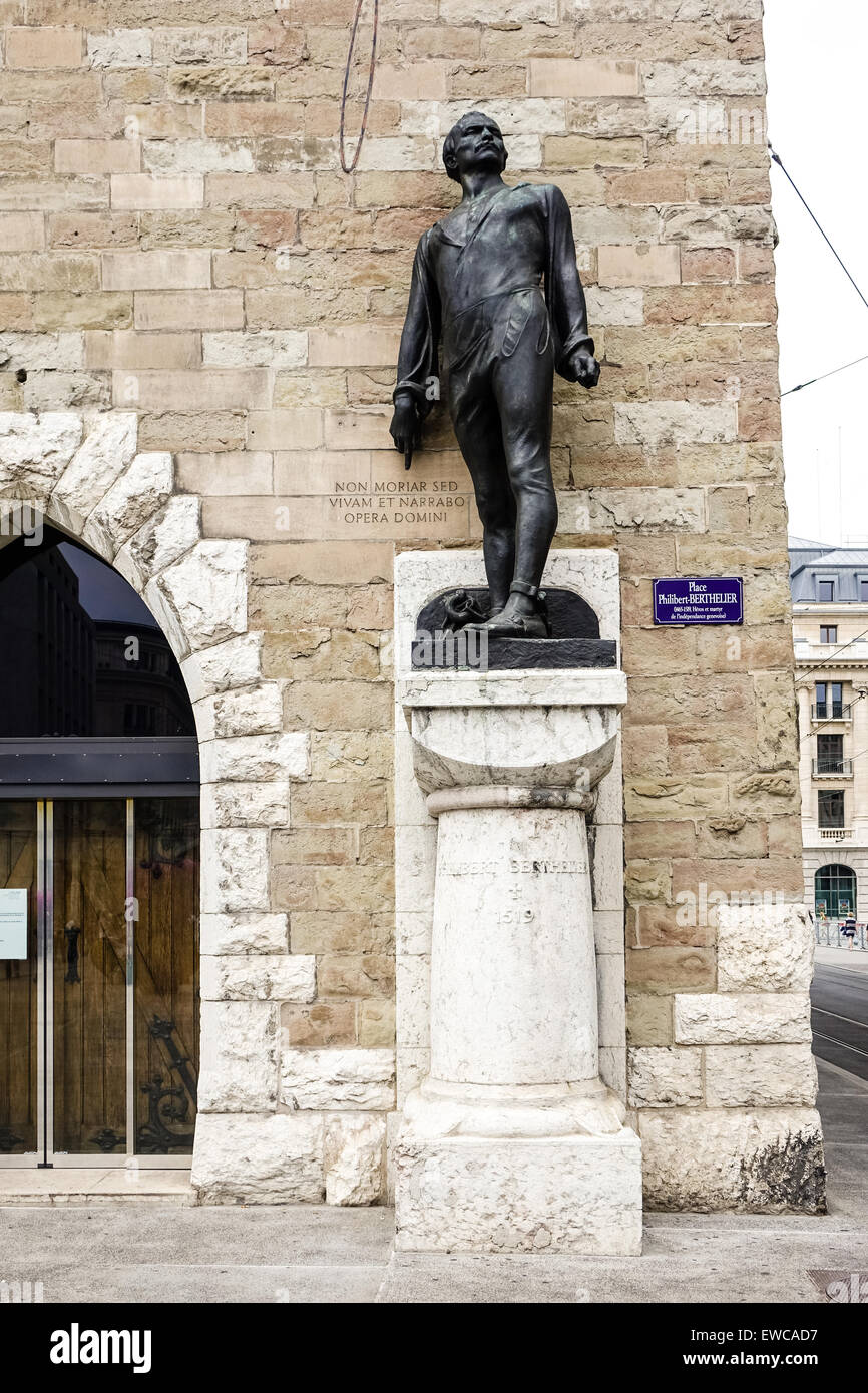 Statues geneva hi-res stock photography and images - Alamy