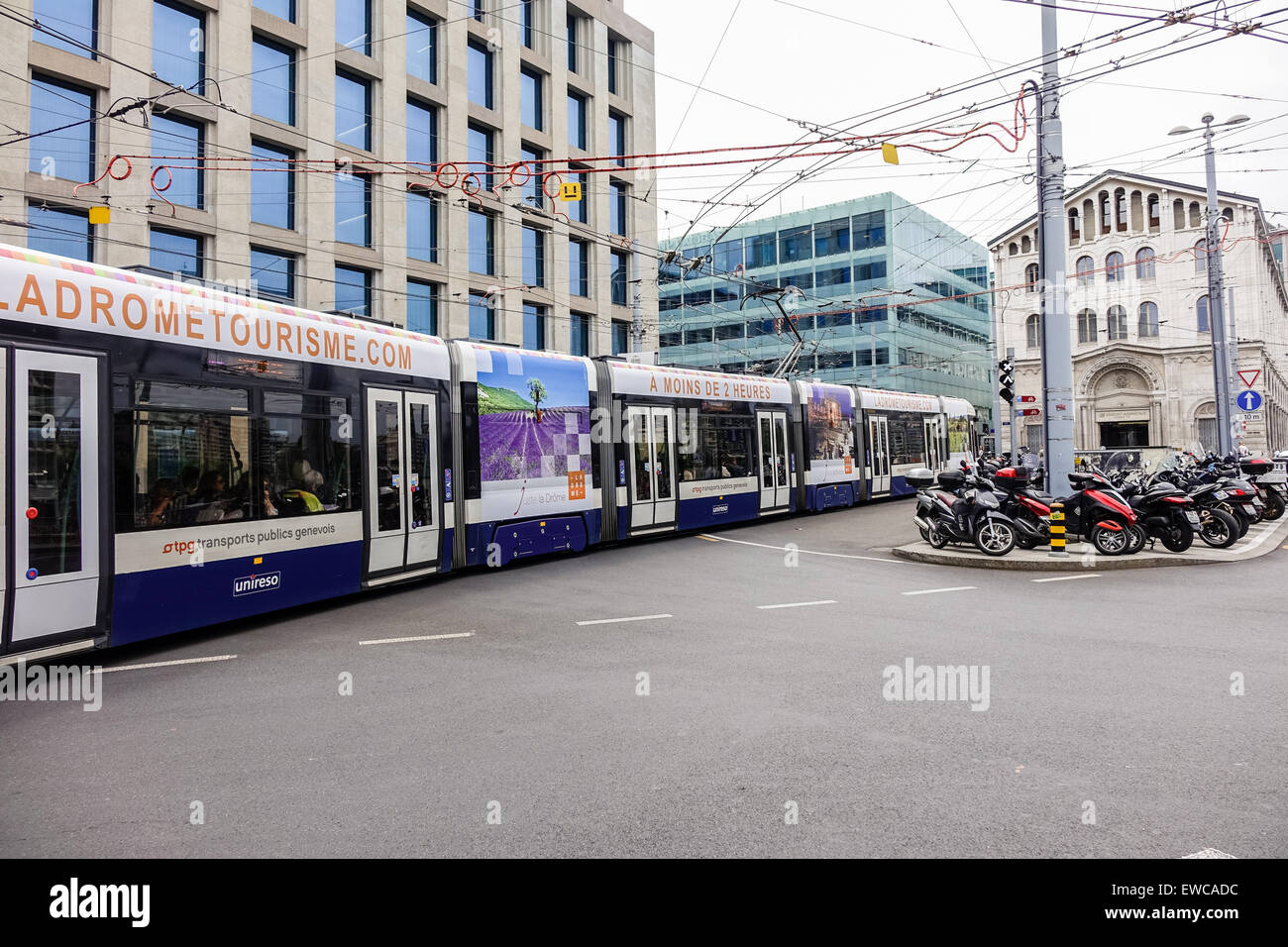 Geneva city tram hi-res stock photography and images - Alamy