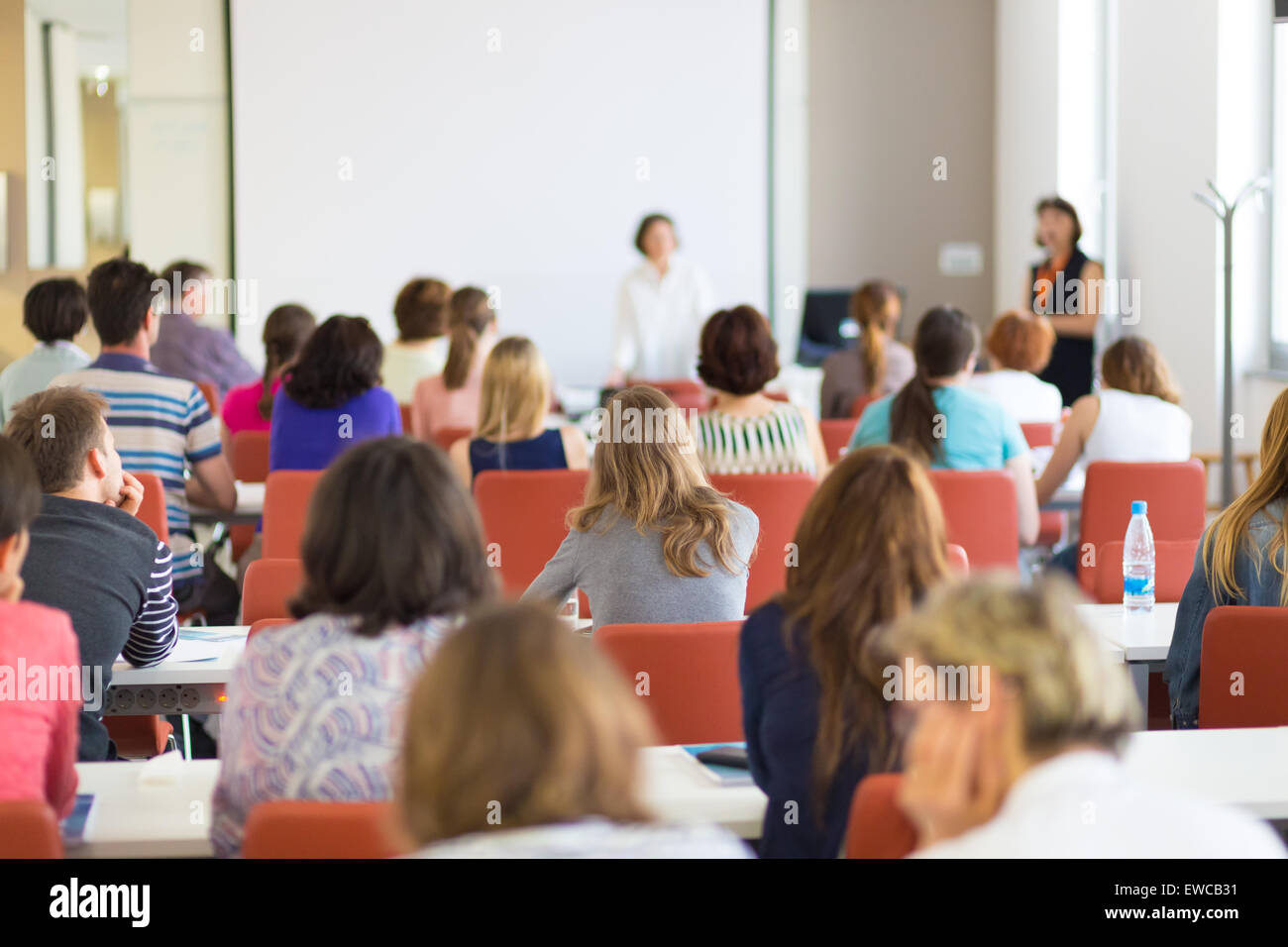 Lecture at university Stock Photo - Alamy