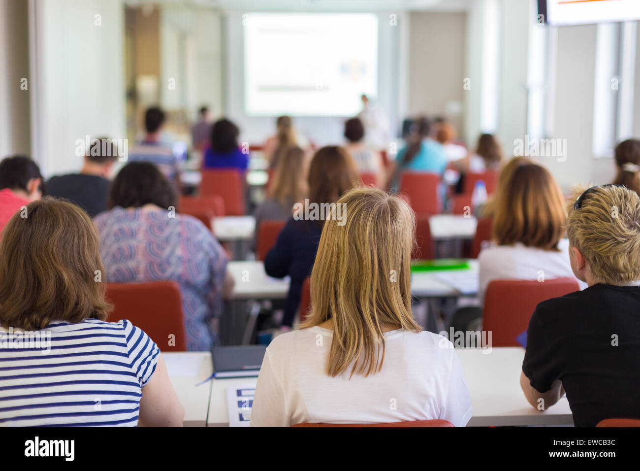 Lecture at university Stock Photo - Alamy