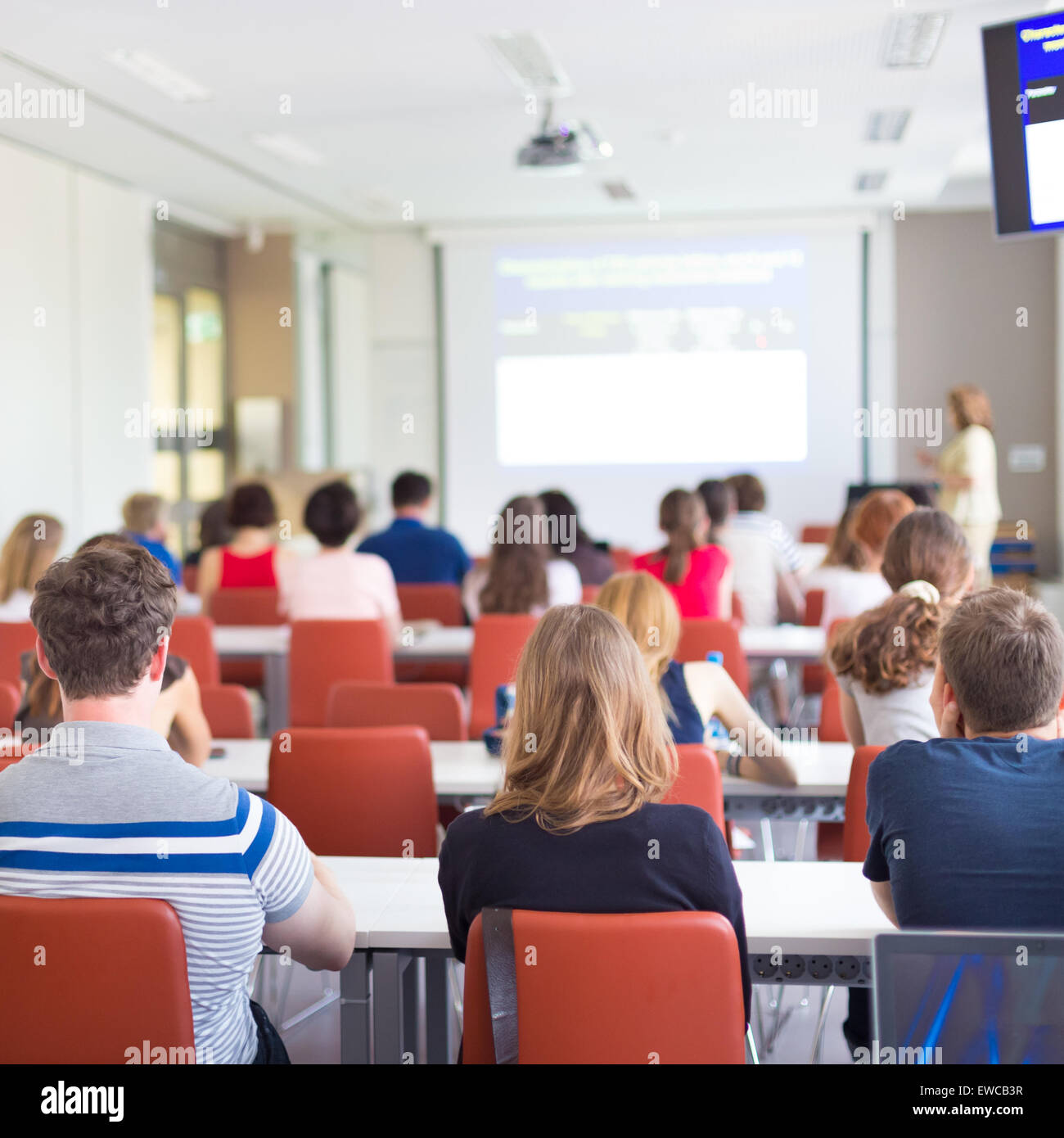 Lecture at university Stock Photo - Alamy