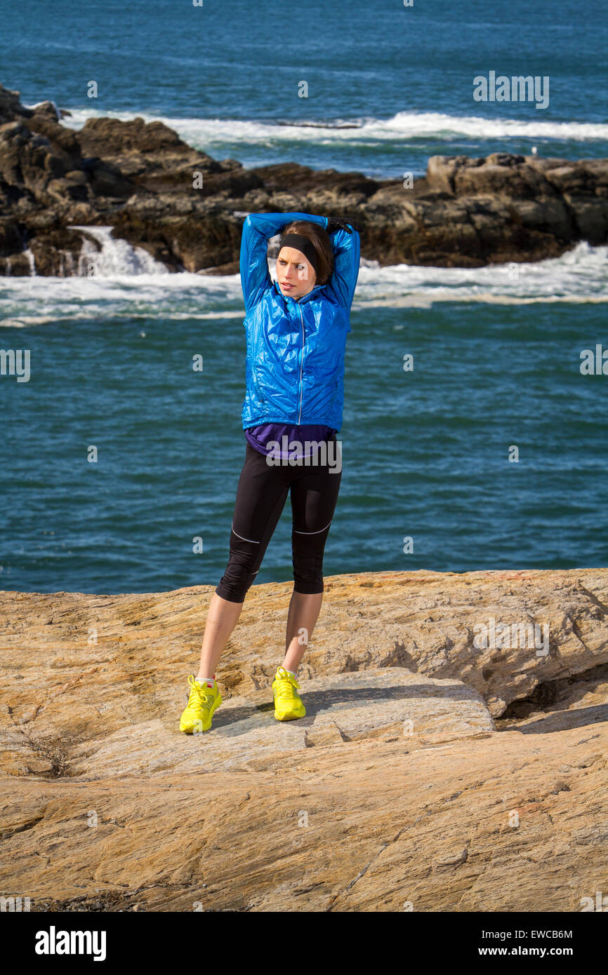 Female runner hi-res stock photography and images - Alamy