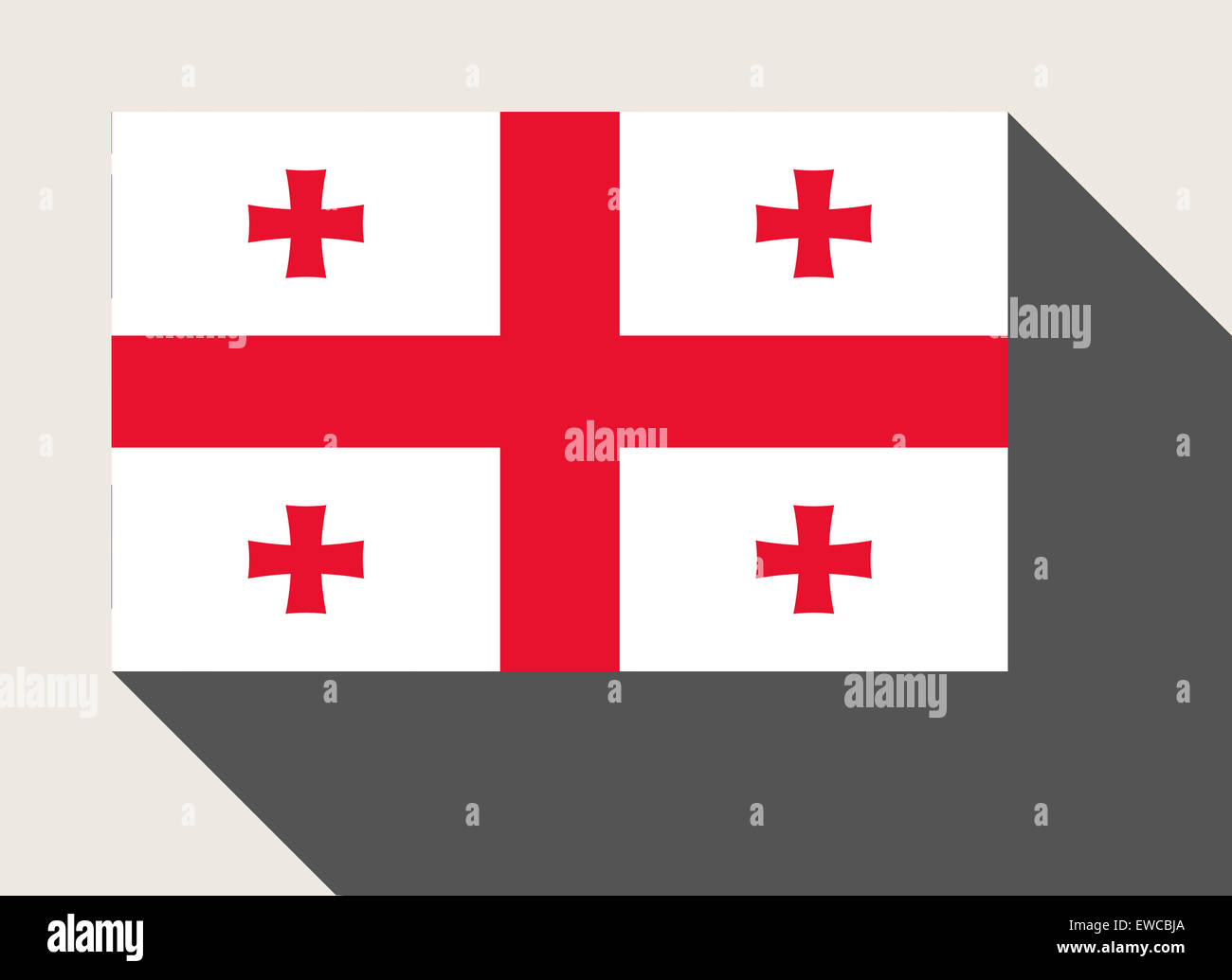 Georgia flag map hi-res stock photography and images - Alamy