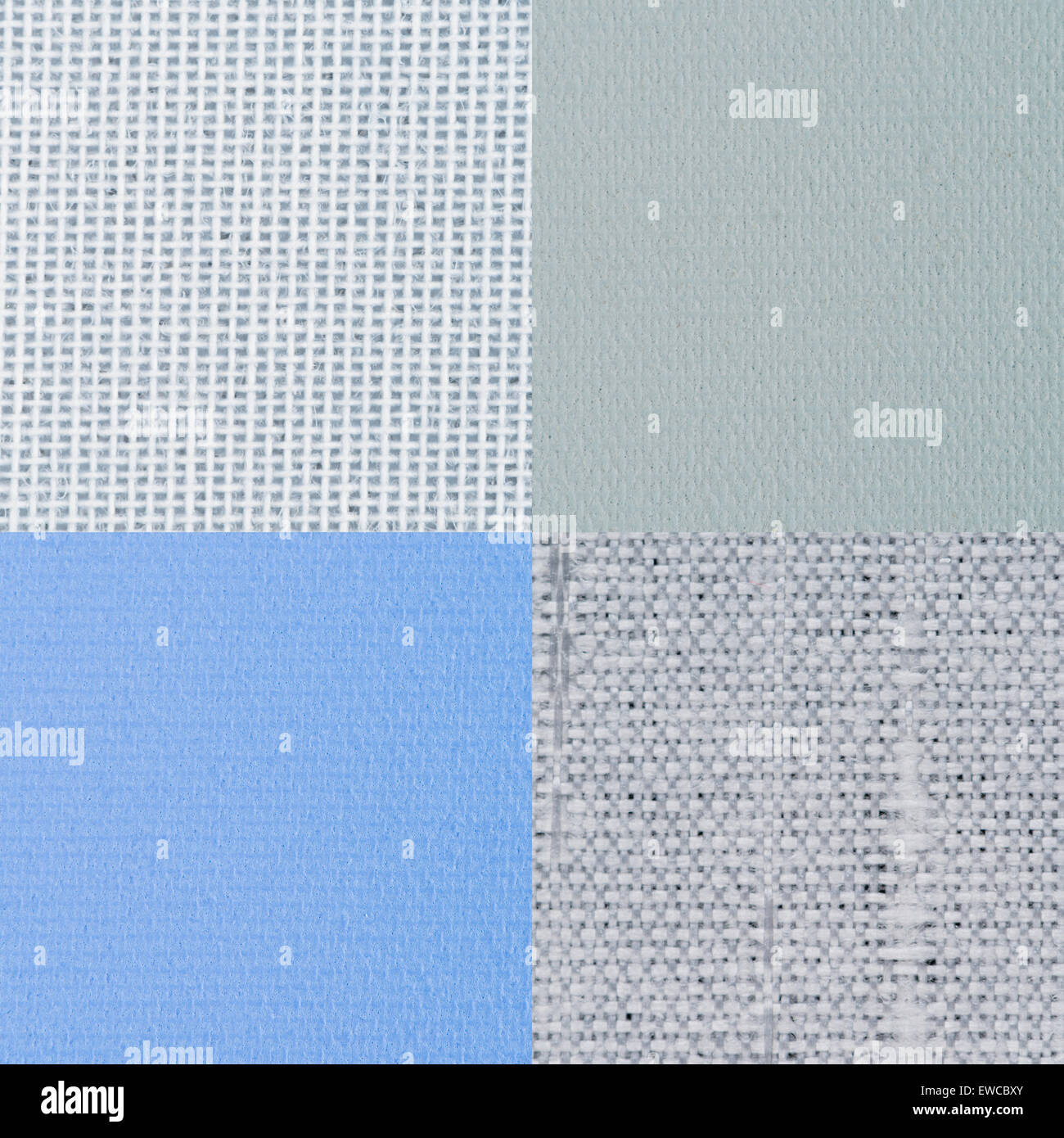 Set of blue vinyl samples, texture background Stock Photo - Alamy