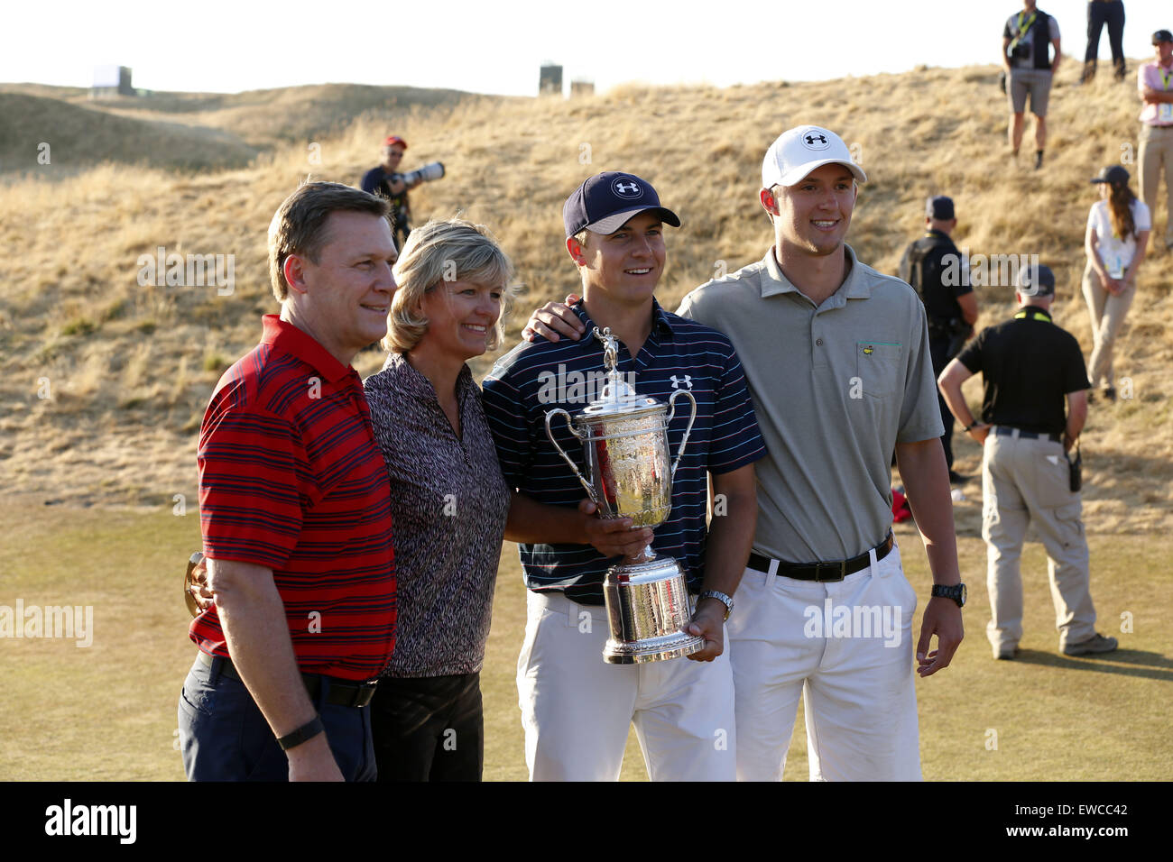 University Place, Washington, USA. 21st June, 2015. (L-R) Shawn Speith ...
