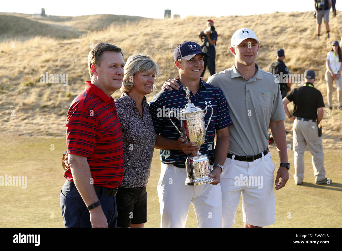 University Place, Washington, USA. 21st June, 2015. (L-R) Shawn Speith ...