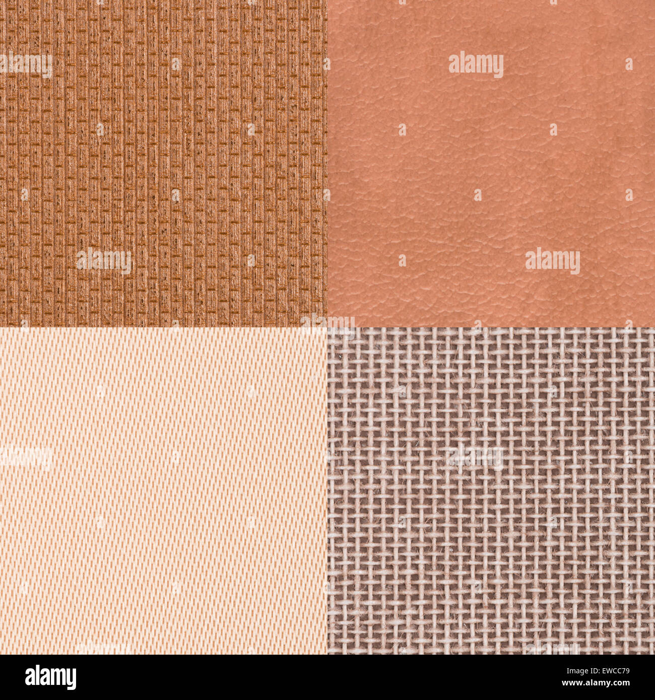 Set of orange vinyl samples, texture background Stock Photo - Alamy