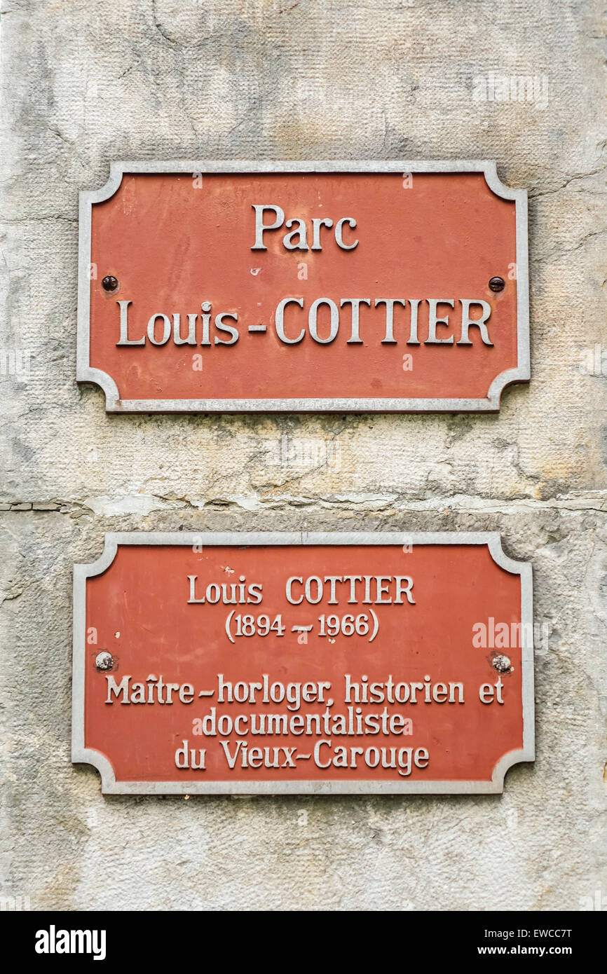 Name plaques hi-res stock photography and images - Alamy