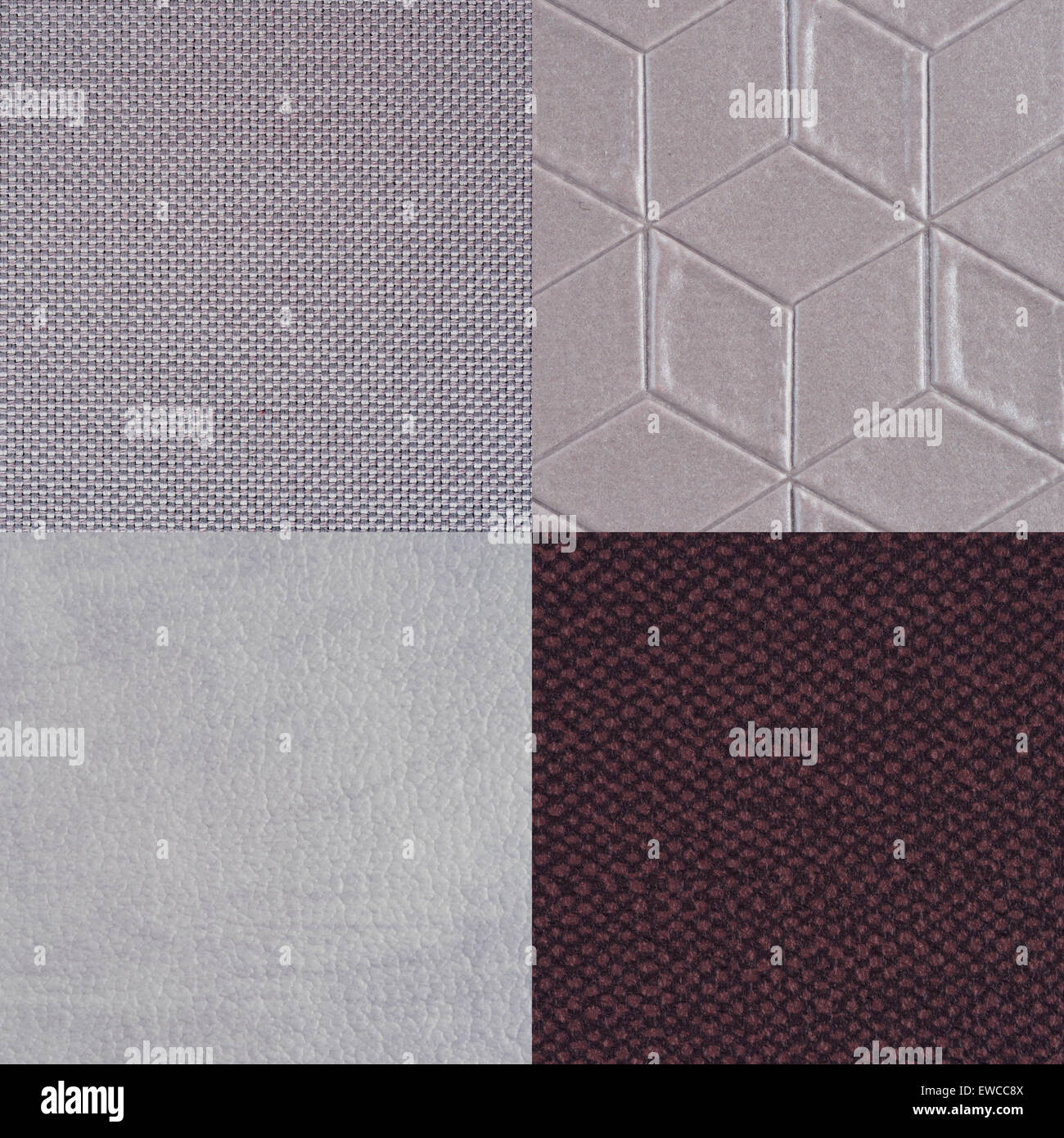 Set of purple vinyl samples, texture background Stock Photo - Alamy