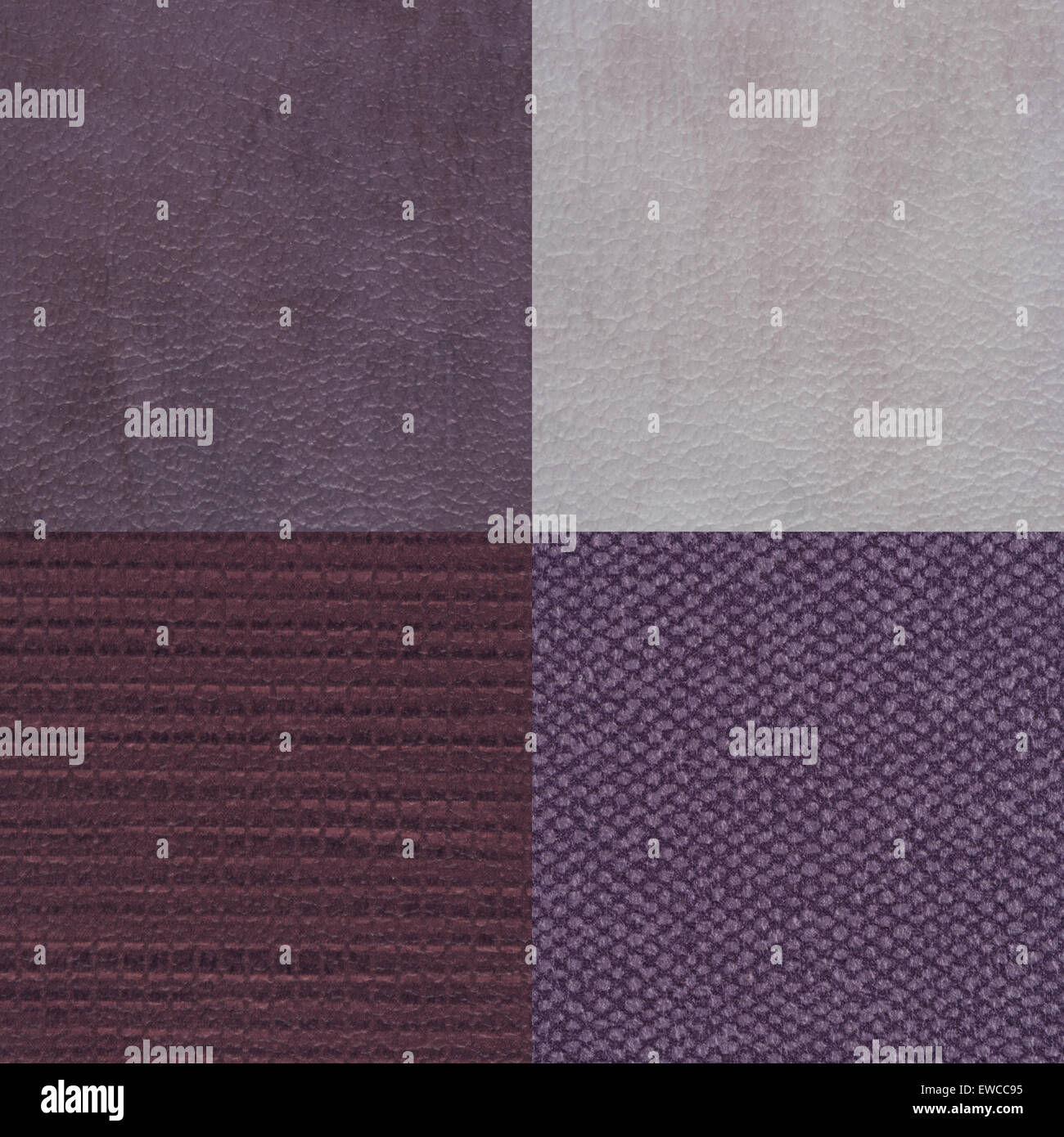 Set of purple vinyl samples, texture background Stock Photo - Alamy