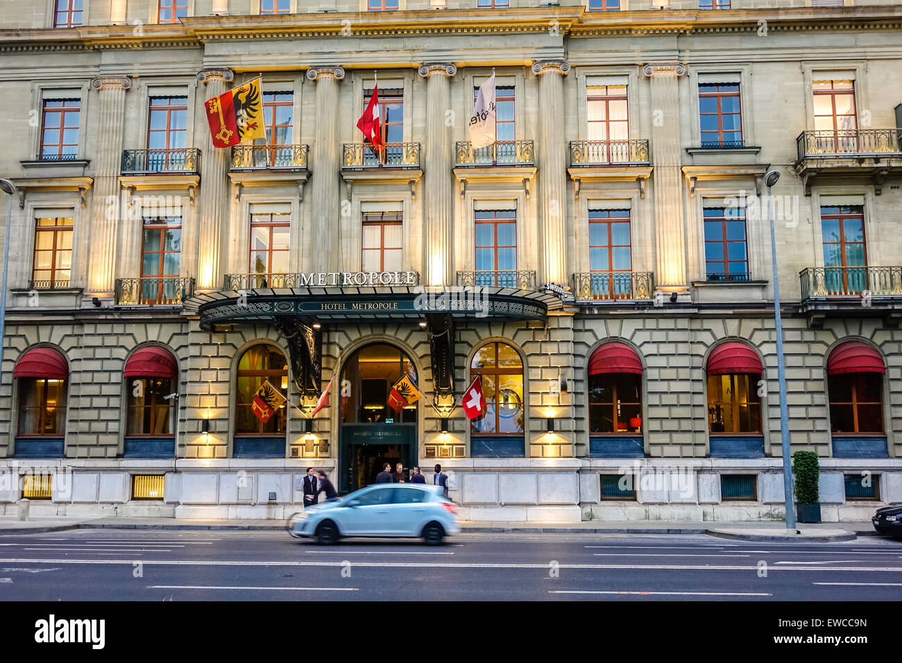 geneva switzerland street scene Stock Photo - Alamy