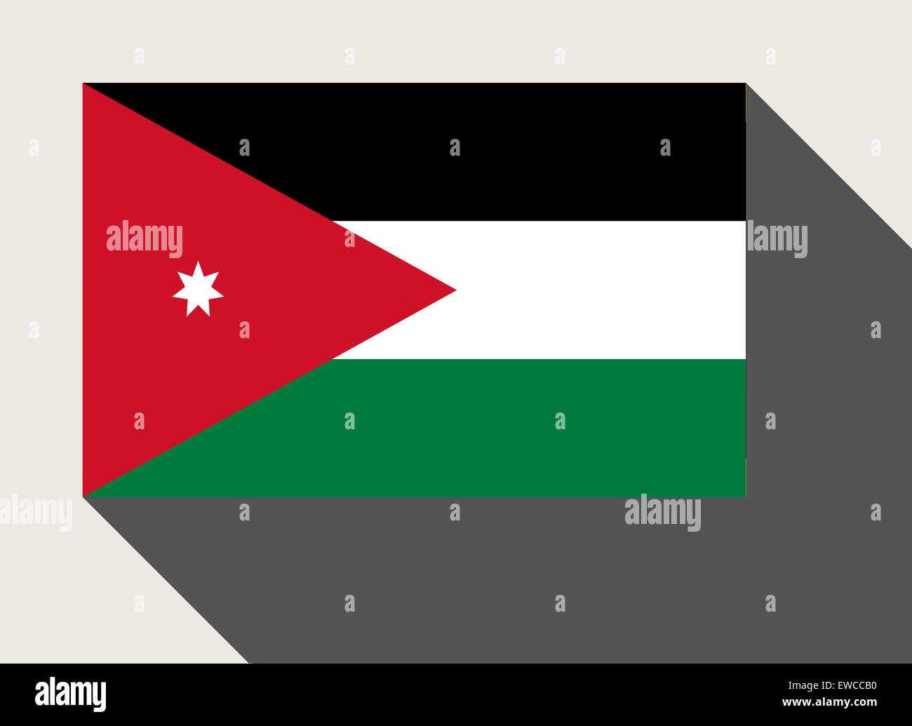 Jordan flag hi-res stock photography and images - Alamy