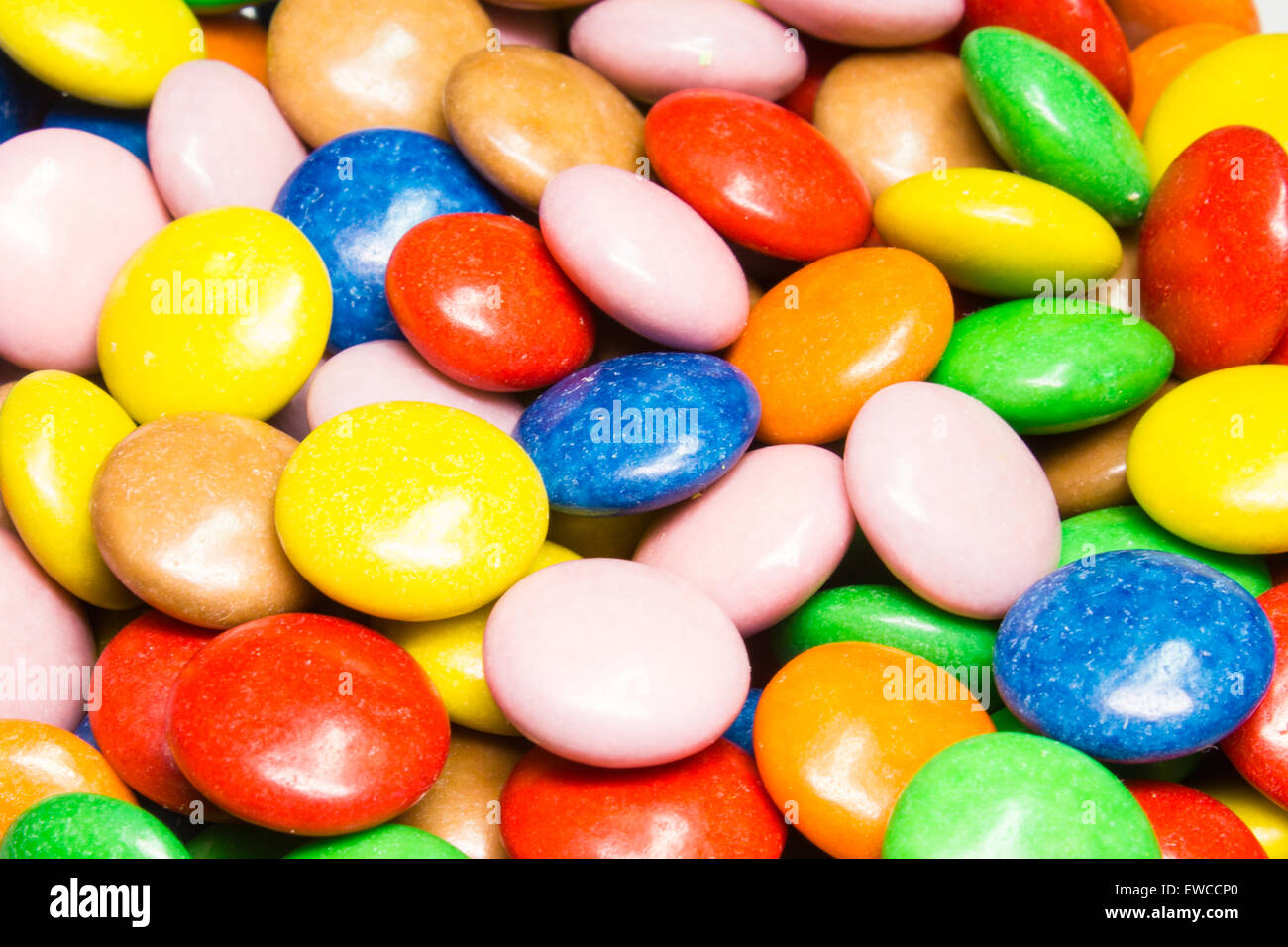 Colorful close up of chocolate candy Stock Photo - Alamy