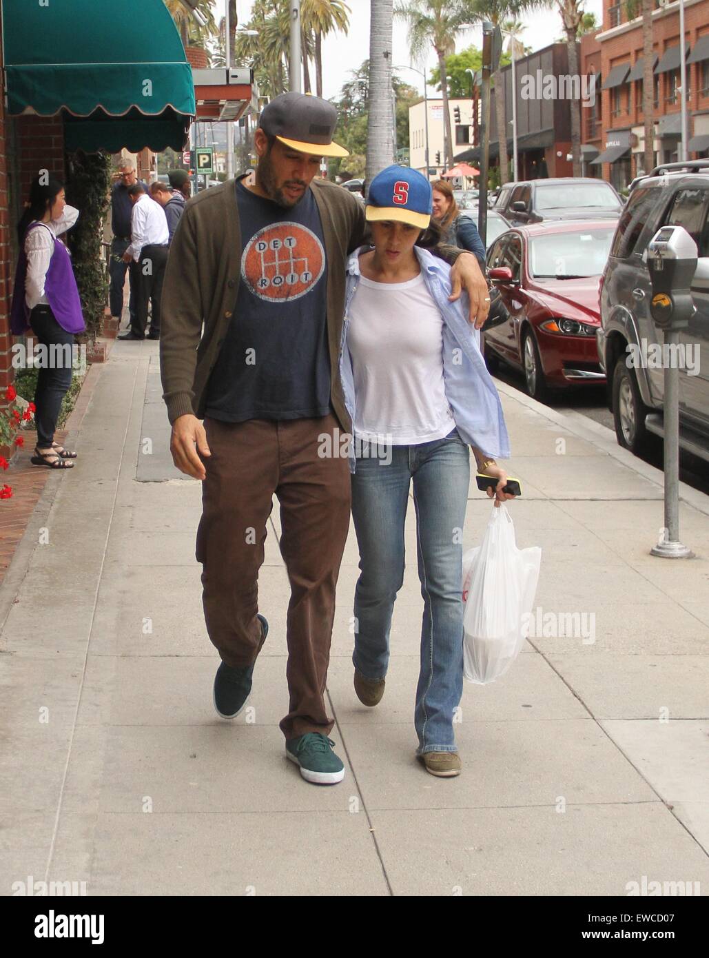 Singer-songwriter Ben Harper goes shopping in Beverly Hills with his ...