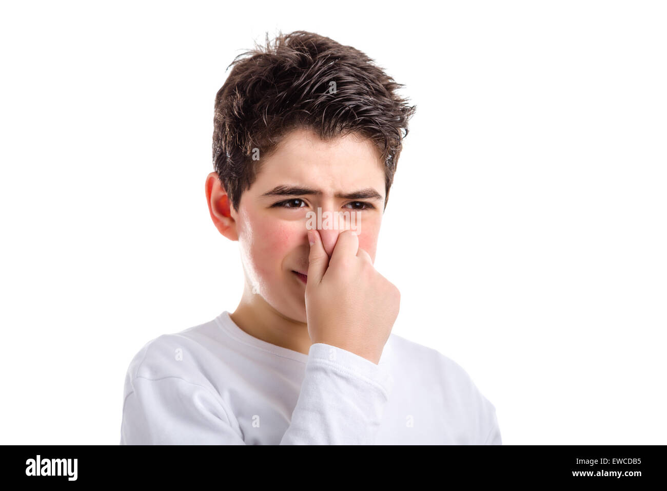 Plugging nose hi-res stock photography and images - Alamy