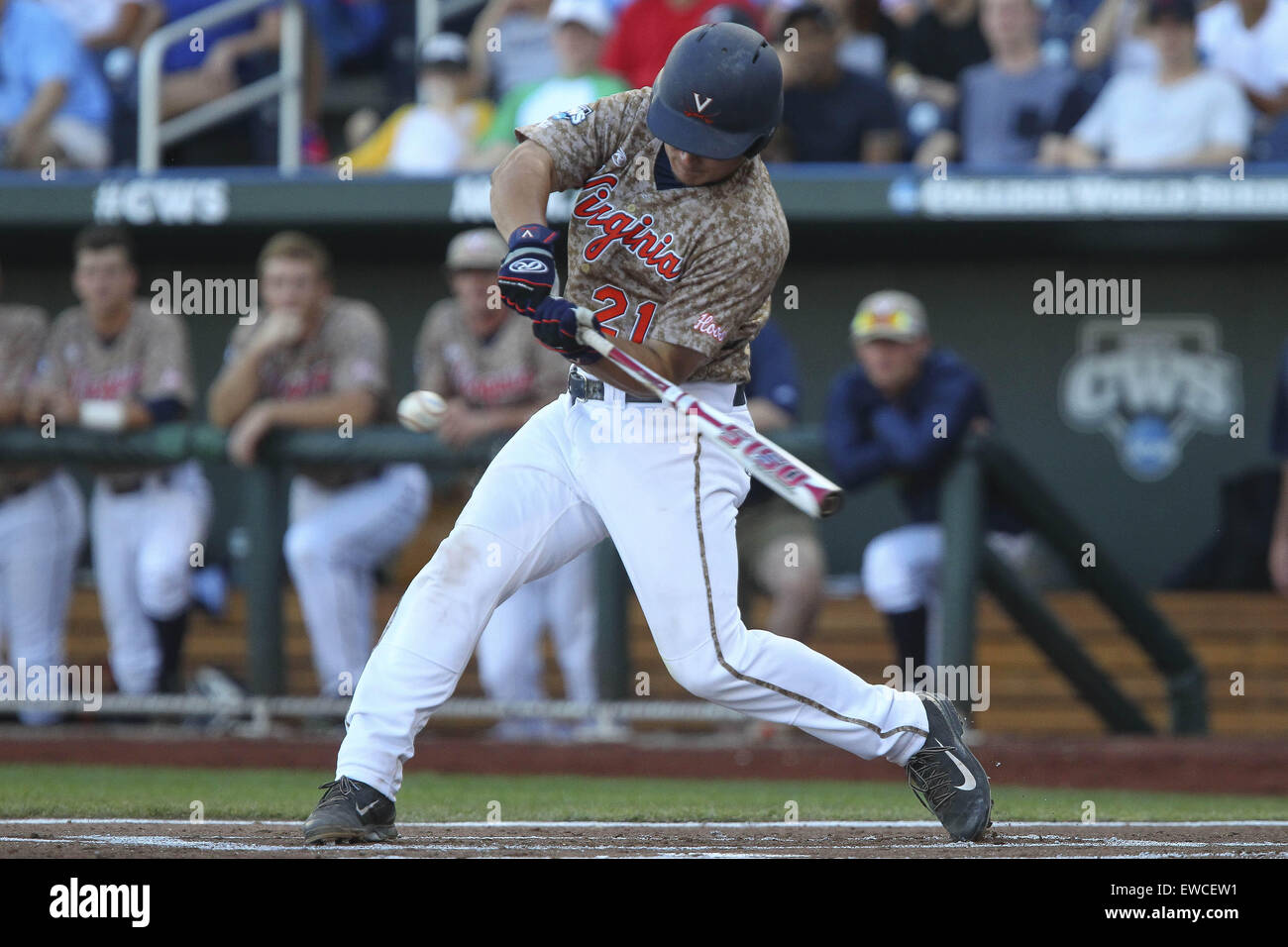 Omaha, Nebraska, USA. 22nd June, 2015. Vanderbilt infielder Xavier ...