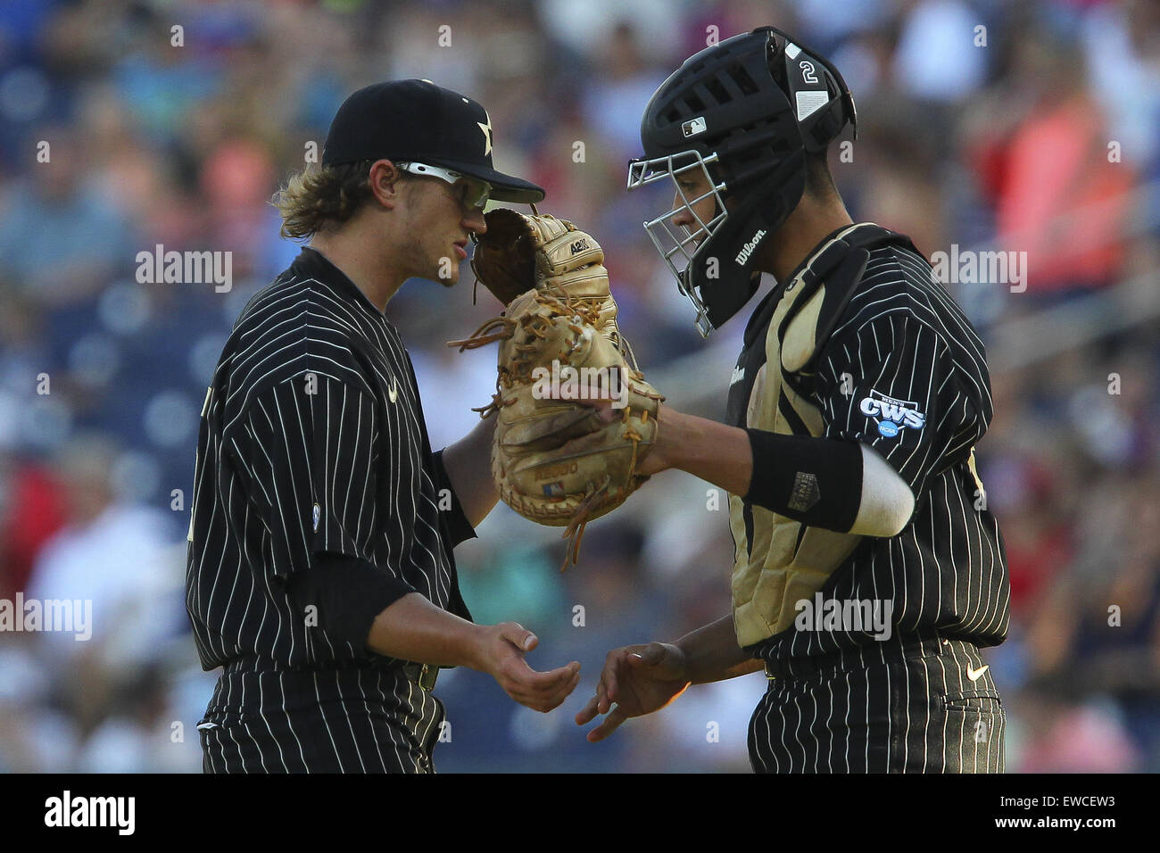 Omaha, Nebraska, USA. 22nd June, 2015. Vanderbilt pitcher Carson Fulmer ...