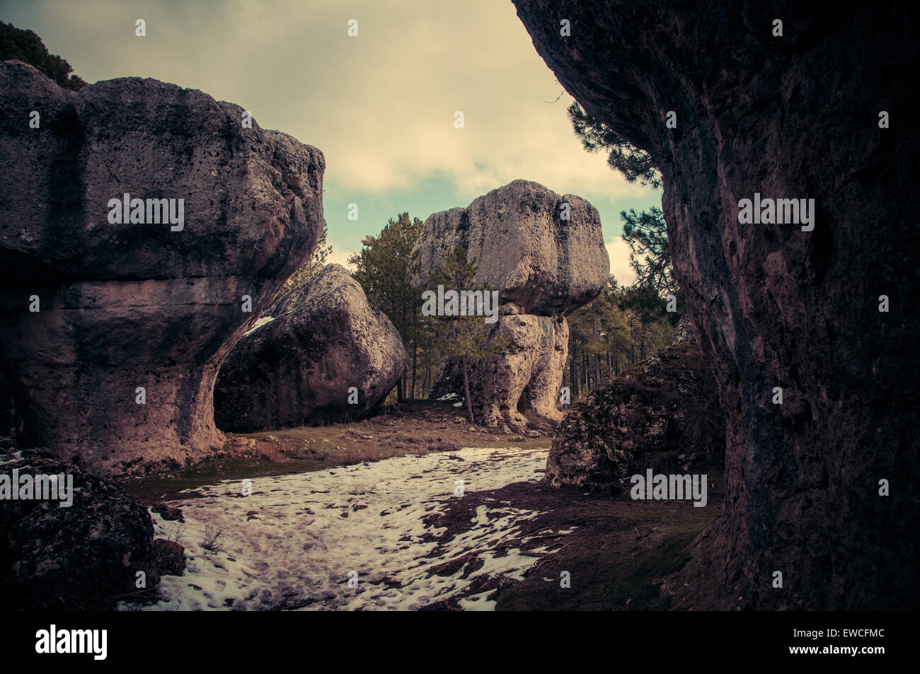 Ciudad Encantada (Enchanted City). Spectacular rock formations by ...