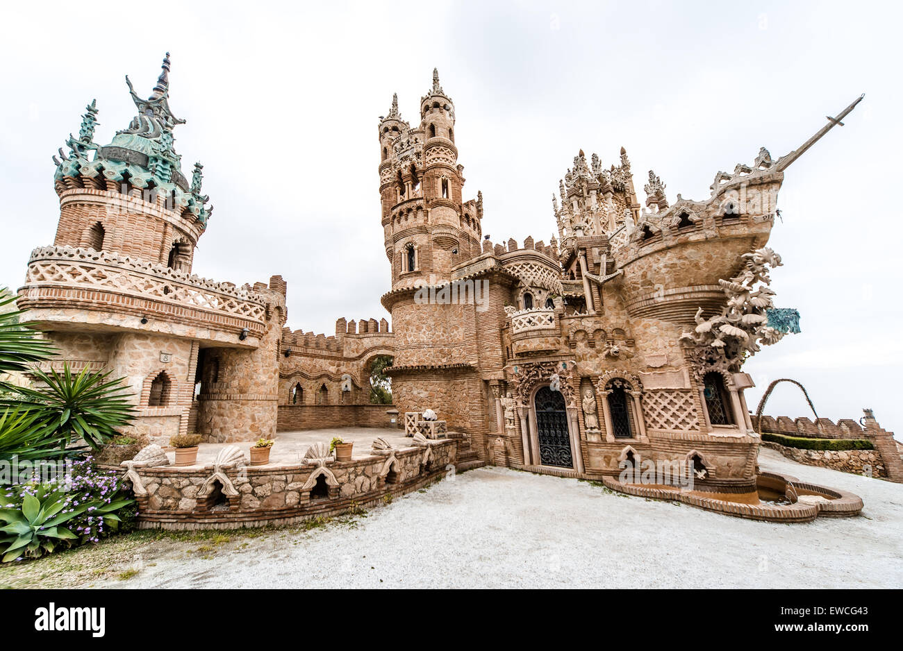 Colomares monument castle hi-res stock photography and images - Alamy