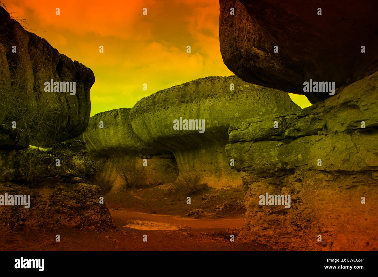 Ciudad Encantada (Enchanted City). Spectacular rock formations by ...