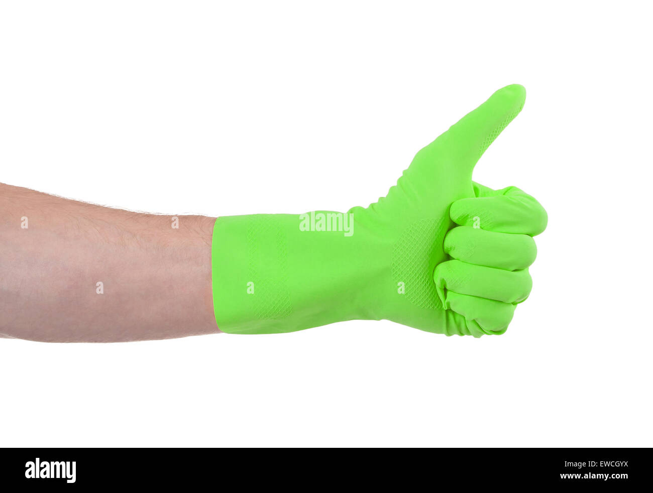 Safety glove thumbs up hi-res stock photography and images - Alamy