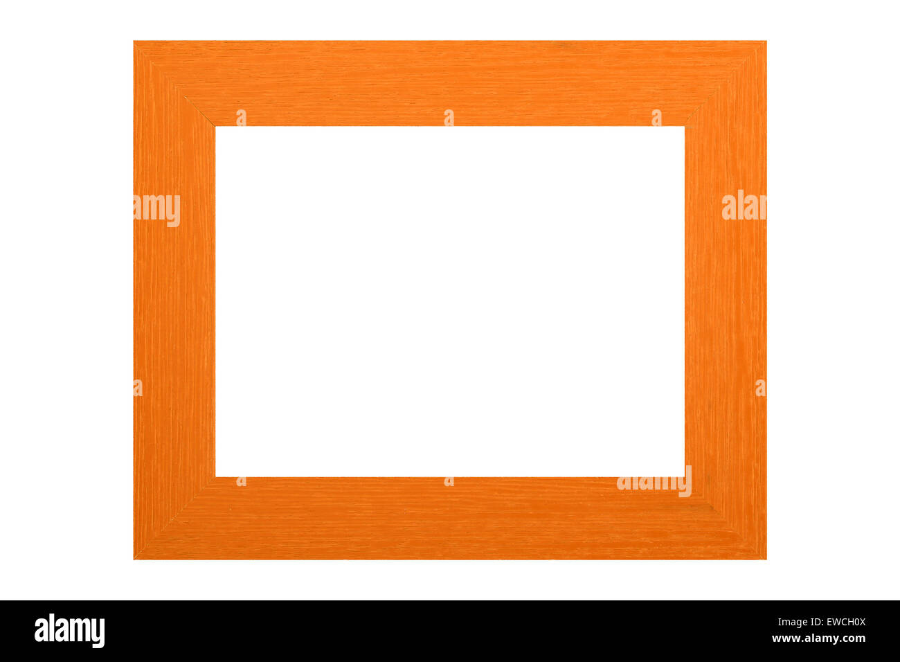 Colored wooden frame on a white background Stock Photo - Alamy