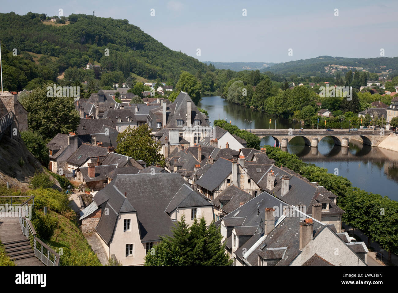 Terrasson Lavilledieu Dordogne France Stock Photo - Alamy